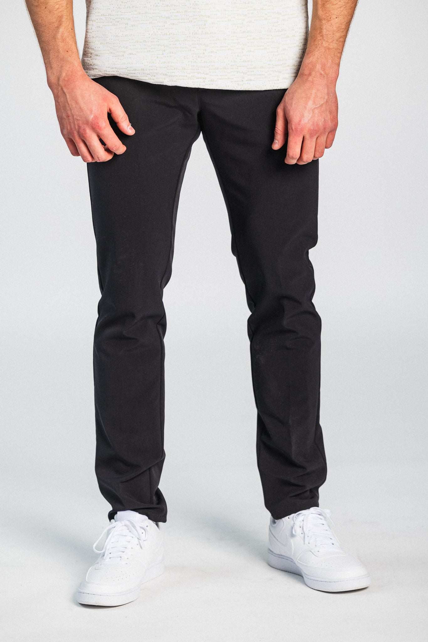 Stretch housut, Musta – MacKane Clothing